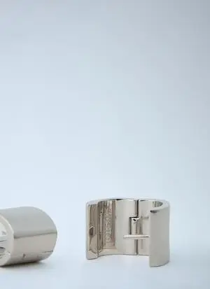 TOTEME Petite Signature Hoop Earrings - Silver