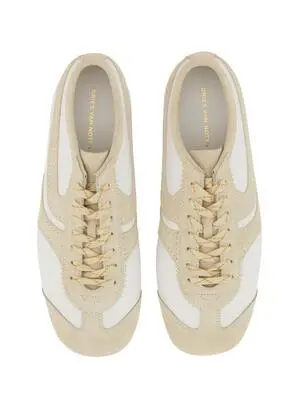 Dries Van Noten Leather And Suede Sneaker - White