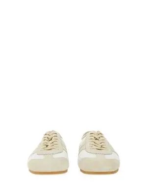 Dries Van Noten Leather And Suede Sneaker - White