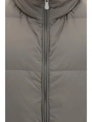 Brunello Cucinelli Sleeveless Padded Gilet - Gray