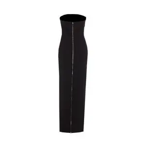 Balmain Belted Bustier Long Dress