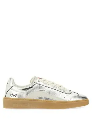 Dsquared2 Leather Sneaker - Silver