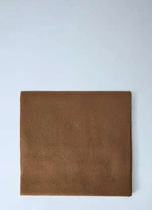 Max Mara Embroidered Fringe Wool Scarf