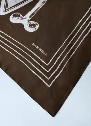 Max Mara Geometric Print Silk Scarf - Multicolor