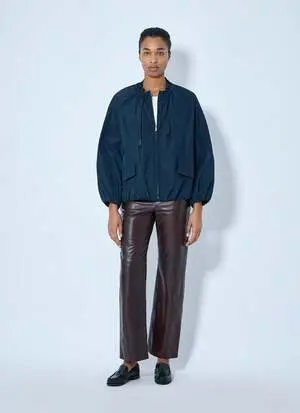 Max Mara Leather Wide-leg Trousers