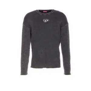 DIESEL® K-darren-d Logo Sweater - Gray