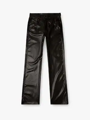 DIESEL® P-lain Faux-leather Trousers - Multicolor