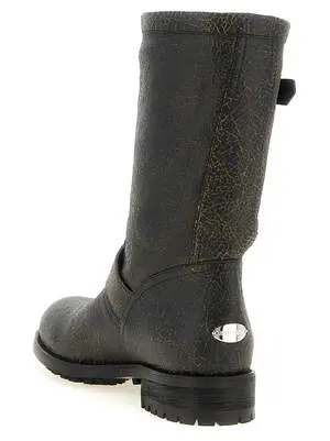 JIMMY CHOO Biker Mid' Ankle Boots