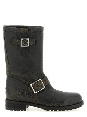 JIMMY CHOO Jimmy Choo Women 'Biker Mid' Ankle Boots Black