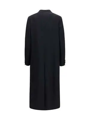 Dries Van Noten Long Wool Overcoat