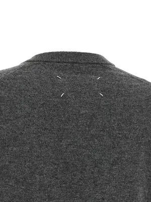 MAISON MARGIELA Twist Wool Sweater - Gray