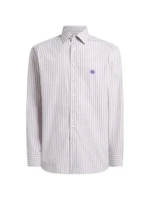 Etro Striped Cotton Shirt - Multicolor