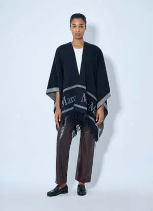 Max Mara Fringed Wool Wrap