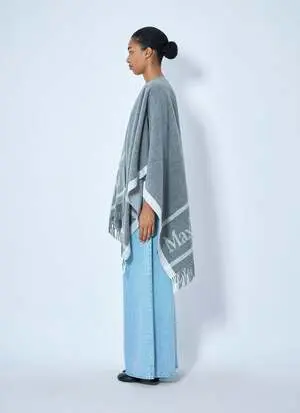 Max Mara Woven Fringe Poncho