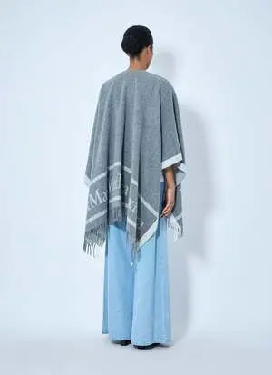 Max Mara Woven Fringe Poncho