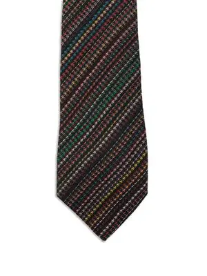 Paul Smith Signature Stripe Silk And Wool Tie