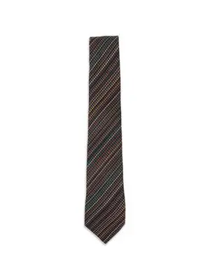 Paul Smith Signature Stripe Silk And Wool Neck Ties - Multicolor