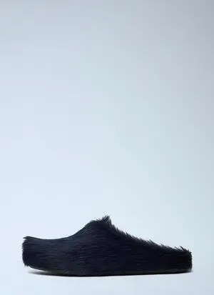 Marni Fussbett Sabot Mules - Blue