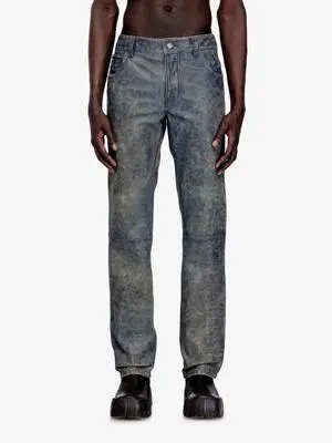 DIESEL® P-vyll-qmbw Leather Trousers