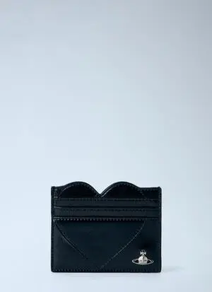 VIVIENNE WESTWOOD Heart Card Holder - Black