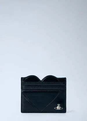 VIVIENNE WESTWOOD Heart Card Holder - Black