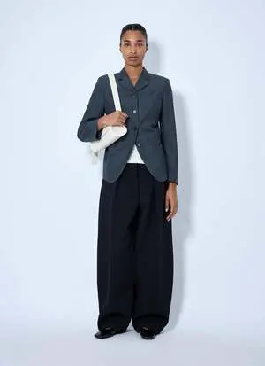 JIL SANDER Single-breasted Blazer - Gray