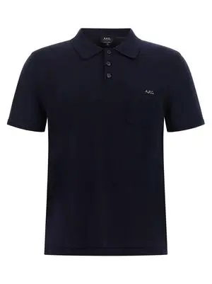 A.p.c. Gide' Polo Shirt - Blue