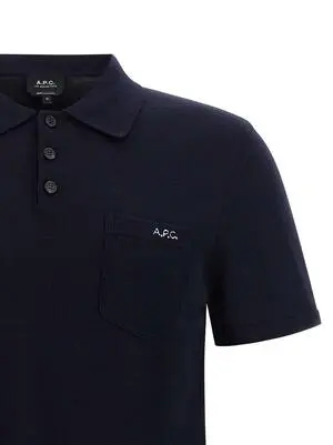 A.p.c. Gide' Polo Shirt - Blue