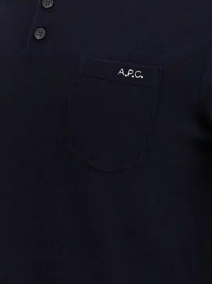 A.p.c. Gide' Polo Shirt - Blue