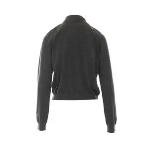Miu Miu Logo Cardigan - Gray