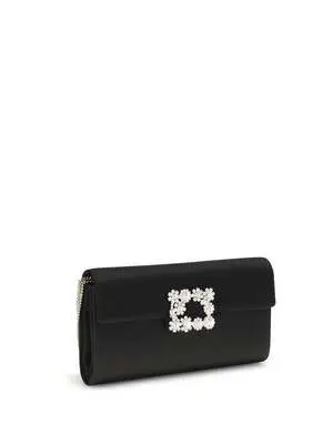 ROGER VIVIER Efflorescence Pochette Clutch - Pink