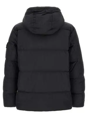 Stone Island Ruffled Effect Down Jacket