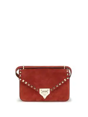 Valentino Garavani Rockstud Mini Suede Shoulder Bag