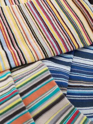 Paul Smith Signature Stripe Cotton Socks 3pack