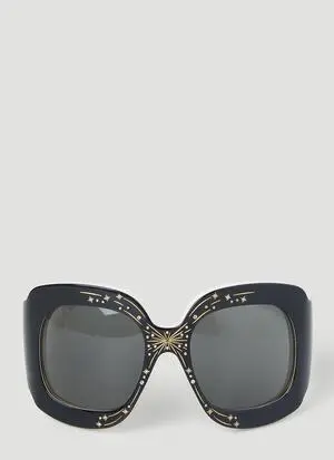 Gucci Oversize Square Frame Sunglasses - Black