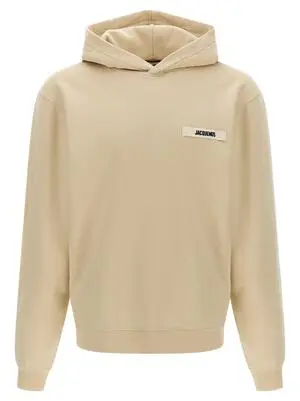 Jacquemus Le Hoodie Gros-grain' Hoodie - Cream