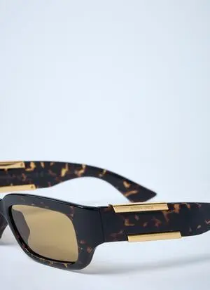 Bottega Veneta Dash Rectangular Sunglasses