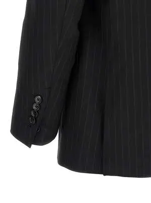 TOM FORD Pinstriped Double-breasted Dress