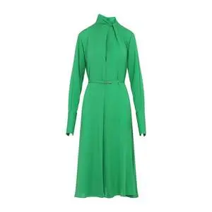 TOM FORD Washed Silk Midi Dress - Green