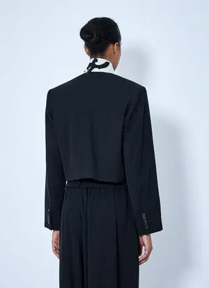 Dries Van Noten Bosea Wool Cabardine Blazer