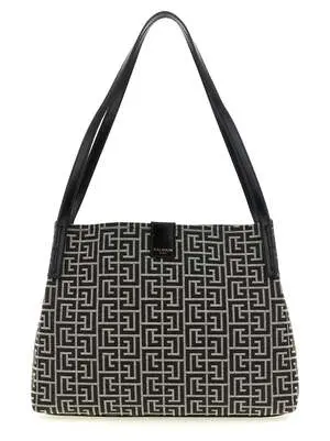 Balmain Jacquard Monogram Shopper Bag - Multicolor