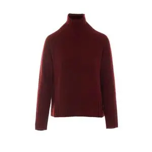 Max Mara S MAX MARA Wool And Cashmere Turtleneck Sweater Red