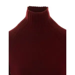 Max Mara Wool And Cashmere Turtleneck Sweater - Red