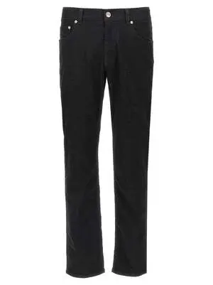 Etro Jacquard Jeans - Black