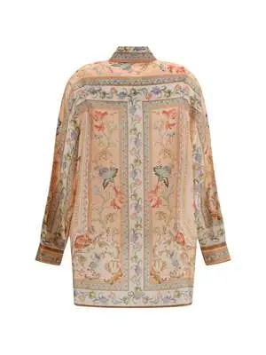 Zimmermann Roselight Silk Habotai Shirt