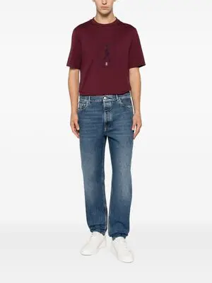 Brunello Cucinelli Logo Cotton T-shirt