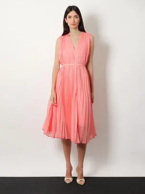Max Mara Mxecapsula Long Dress With Belt