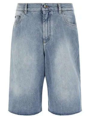 Dolce & Gabbana Raw Edge Hem Shorts For Men
