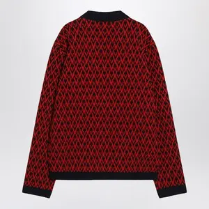 Valentino Garavani Jacquard Cardigan - Blue