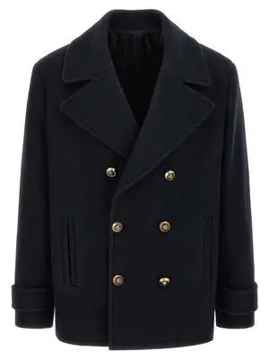 Balmain Wool Caban - Blue